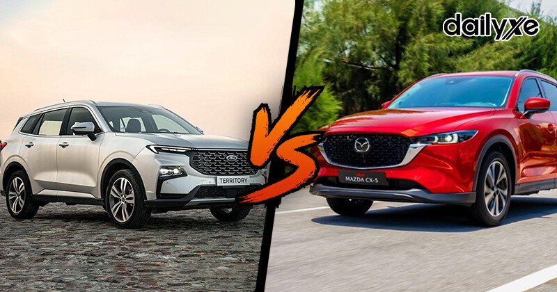 So sánh Ford Territory và Mazda CX-5: Thông số kỹ thuật chi tiết