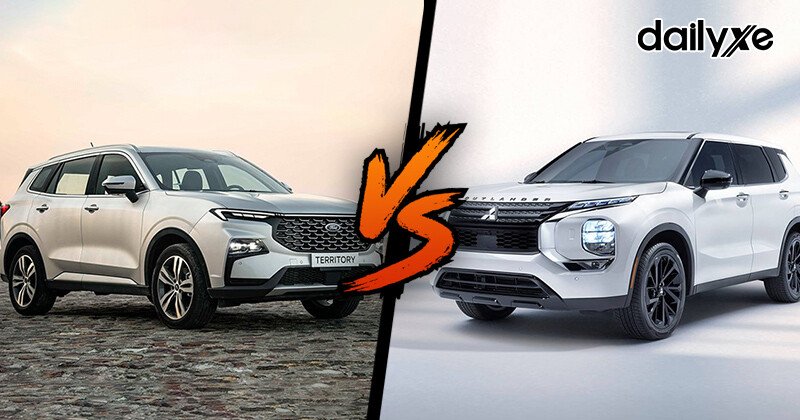 So sánh Ford Territory và Mitsubishi Outlander: TSKT chi tiết