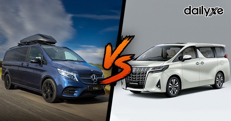 So sánh Mercedes V-Class và Toyota Alphard: Thông số kỹ thuật chi tiết