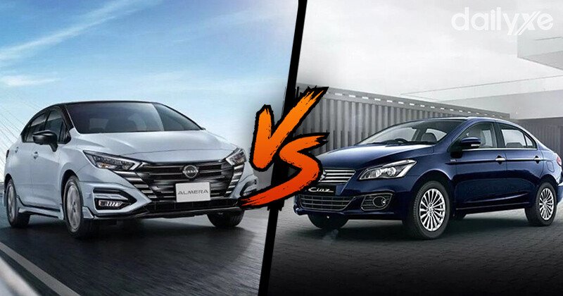 So sánh Nissan Almera và Suzuki Ciaz: Thông số kỹ thuật chi tiết