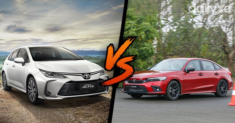 So sánh Toyota Corolla Altis và Honda Civic: Thông số kỹ thuật chi tiết
