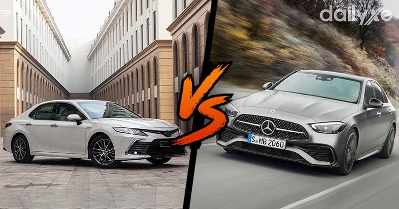 So sánh Toyota Camry và Mercedes C180 AMG: Thông số kỹ thuật chi tiết