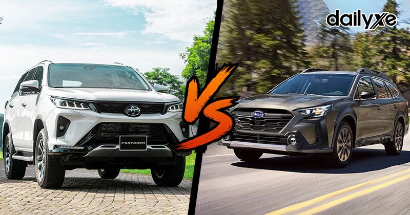 So sánh Toyota Fortuner và Subaru Outback: Thông số kỹ thuật chi tiết