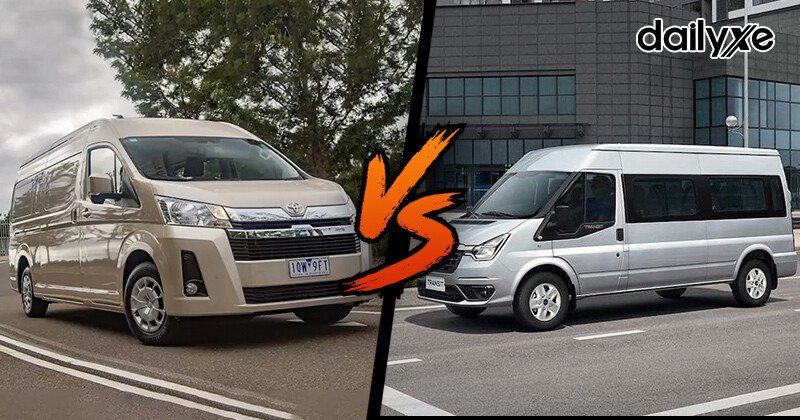 So sánh Toyota Hiace và Ford Transit: Thông số kỹ thuật chi tiết