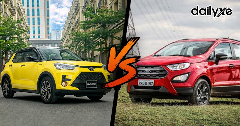So sánh Toyota Raize và Ford EcoSport: Thông số kỹ thuật chi tiết