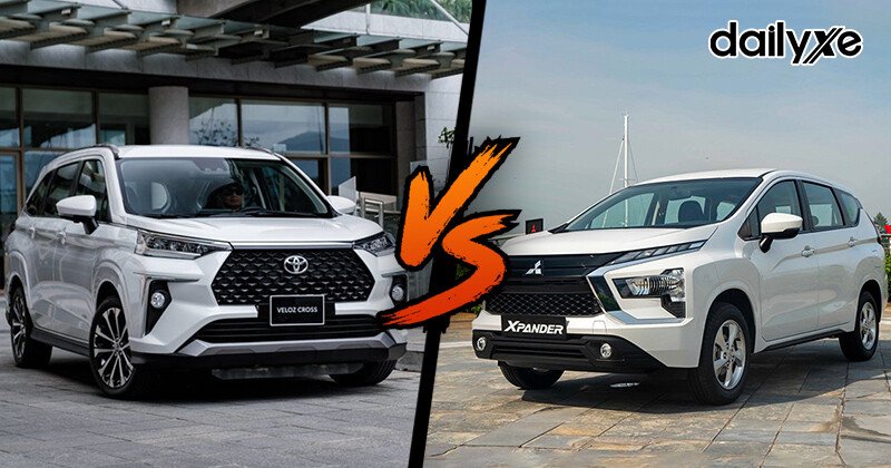 So sánh Toyota Veloz Cross và Mitsubishi Xpander: TSKT chi tiết