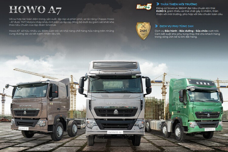 Bảng Giá Xe Tải Howo 2022 tại Việt Nam: Ưu Đãi Tháng 7/2022